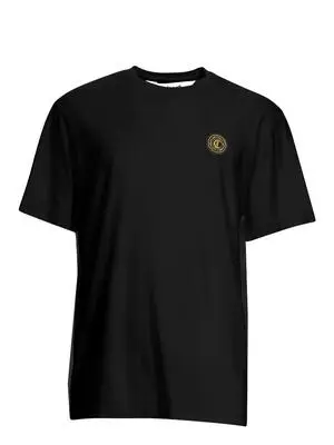 Just Cavalli Round-neck Logo T-shirt - Black