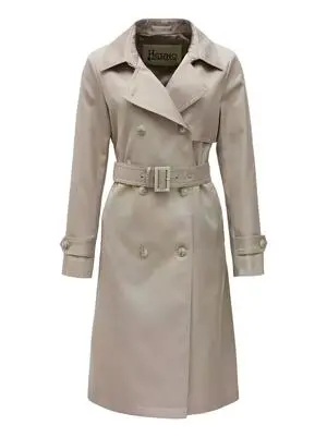 Herno Belted Double-breasted Trench Coat - Neutrals