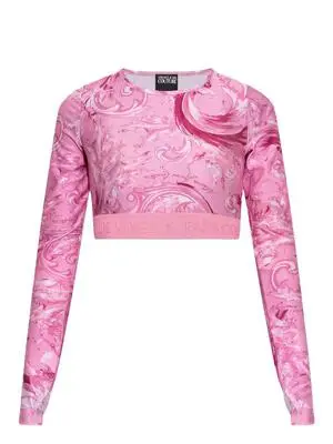 VERSACE Patterned Long Sleeve Top