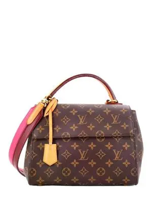 LOUIS VUITTON Cluny Top Handle Bb Satchel Monogram - Brown