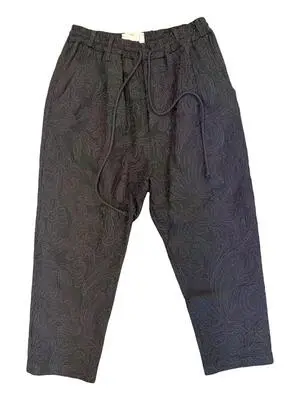 SONG FOR THE MUTE Floral Print Trousers - Grey