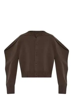 Issey Miyake Buttoned Knitwear - Brown