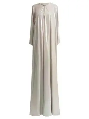 GEMY MAALOUF Draped Maxi Dress - Neutrals