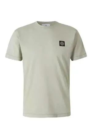 Stone Island Logo Crew-neck T-shirt - Green