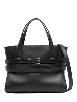 Moschino Buckle-strap Tote Bag - Black