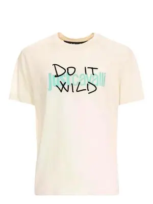 Just Cavalli Short-sleeve Printed T-shirt - Neutrals