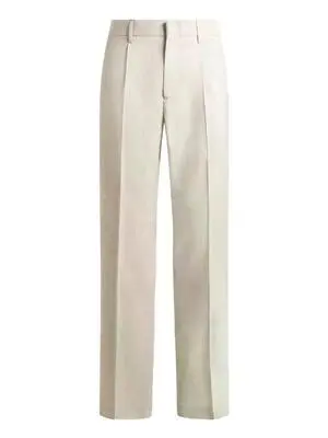 Etro Pleated Wide-leg Trousers - Neutrals