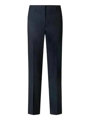 Etro Jacquard Palm-motif Trousers - Blue