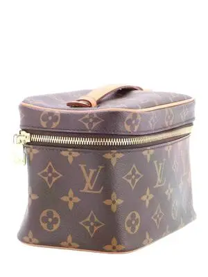 LOUIS VUITTON Vanity Case Monogram Canvas Mini Pouch - Brown