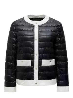 HERNO Collarless Quilted Jacket