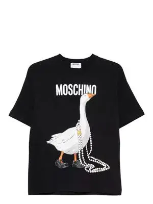 Moschino Graphic-print T-shirt - Black