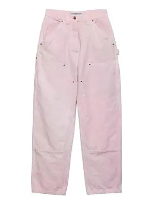 Prada Logo-detail Trousers - Pink