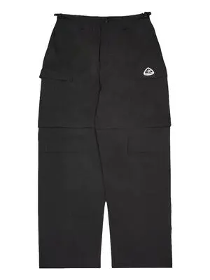 GV GALLERY Cargo-pocket Loose-fit Trousers - Black