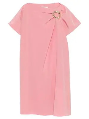 JOSEPH Anika Ring-detail Mini Dress - Pink