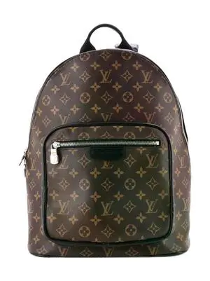LOUIS VUITTON Josh Nm Macassar Monogram Canvas Backpack - Brown
