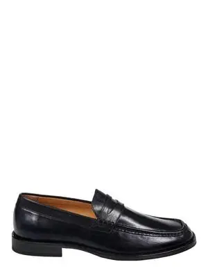 Our Legacy Penny Leather Loafers - Black