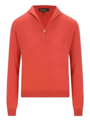 Loro Piana V-neck Sweater - Orange