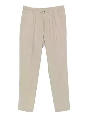 BRIGLIA 1949 Drawstring Tailored Trousers - Neutrals