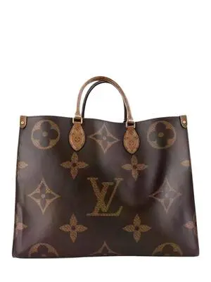 LOUIS VUITTON Onthego Reverse Monogram Giant Gm Tote Bag - Brown