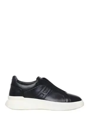 Hogan Leather Sneakers - Black