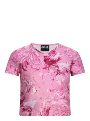 Versace Patterned T-shirt - Pink