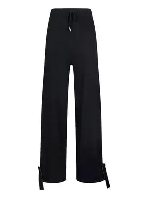 Liu Jo Beaded Knitted Trousers - Black