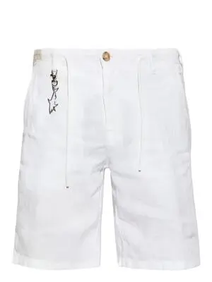 PAUL & SHARK Drawstring Linen Shorts