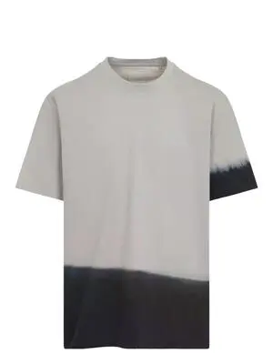 Y3 Tie Dye-print T-shirt - Brown