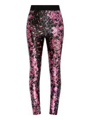 Versace Print-detail Leggings - Black