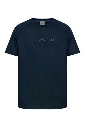 Paul & Shark Logo-detail T-shirt - Blue
