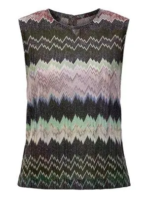 Missoni Zigzag-patterned Top - Black