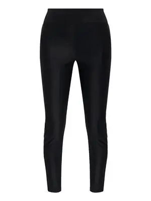 Versace Logo-tape Leggings - Black