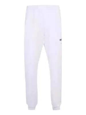 Moschino Logo Track Pants - White