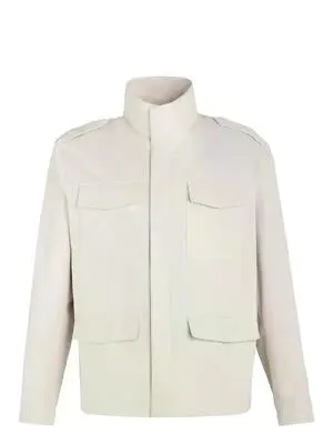 TOD'S Front-pocket Field Jacket - White