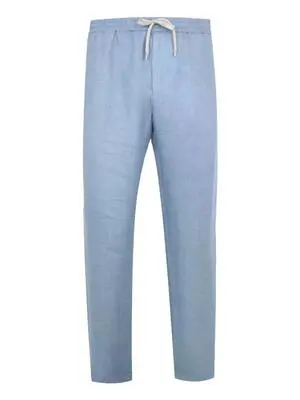 Agnona Drawstring Trousers - Blue