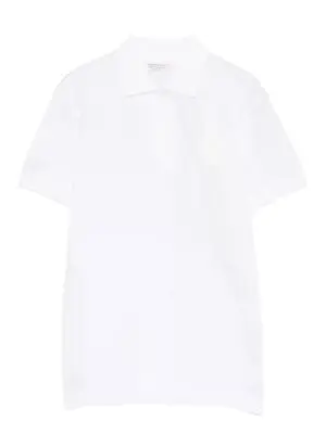 Brunello Cucinelli Appliqué Polo Top - White