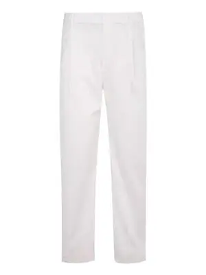 Agnona Pleated Trousers - White