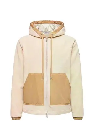 Moncler Zip-up Hoodie - Neutrals