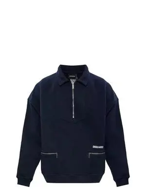 Dsquared2 Half-zip Sweatshirt - Blue