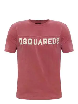 Dsquared2 Logo-detail T-shirt - Red
