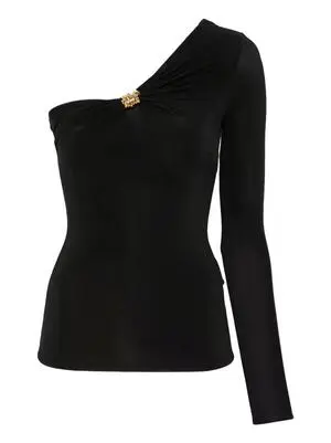 Elisabetta Franchi One-shoulder Top - Black