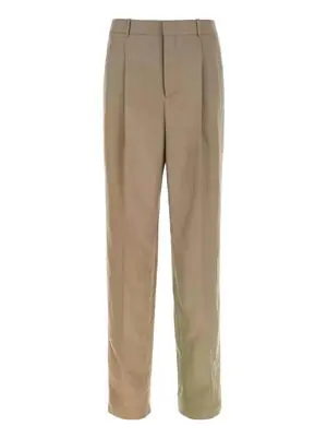 Saint Laurent Cashmere Trousers - Neutrals