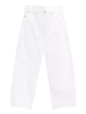 FRAME The Bow High-waisted Jeans - White