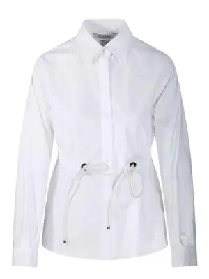 Max Mara Tazzina Drawstring Shirt - White
