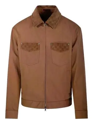 GUCCI Monogram-Pocket Jacket
