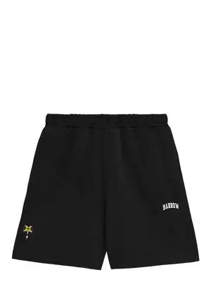 BARROW Logo Drawstring Shorts - Black