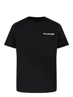 Paul & Shark Logo-detail T-shirt - Black