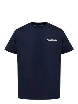 Paul & Shark Logo-detail T-shirt - Blue