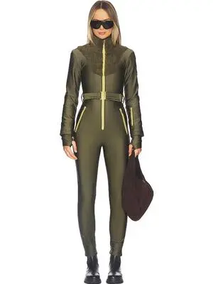 MY SUNDAY SKI Sherpa Ski Suit - Olive