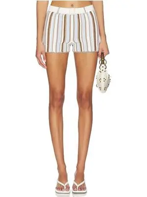My Beachy Side Noa Hand-crocheted Shorts - Blue